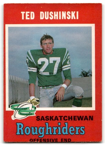 1971 O-Pee-Chee CFL Ted Dushinski Saskatchewan Roughriders #96 | eBay
