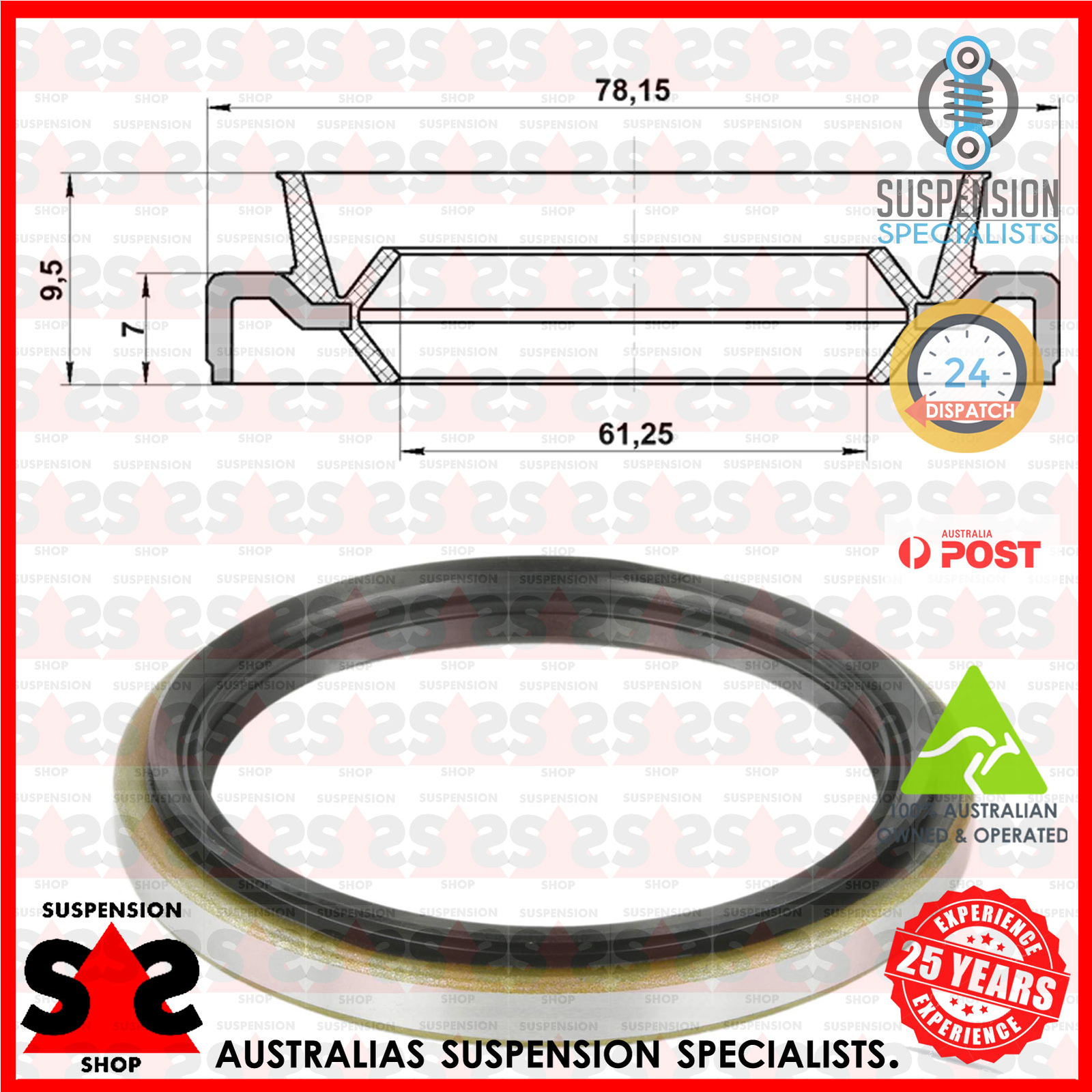 Shaft Seal, Manual Transmission Suit MITSUBISHI L 300 Iii Bus (P0_W, P1 ...