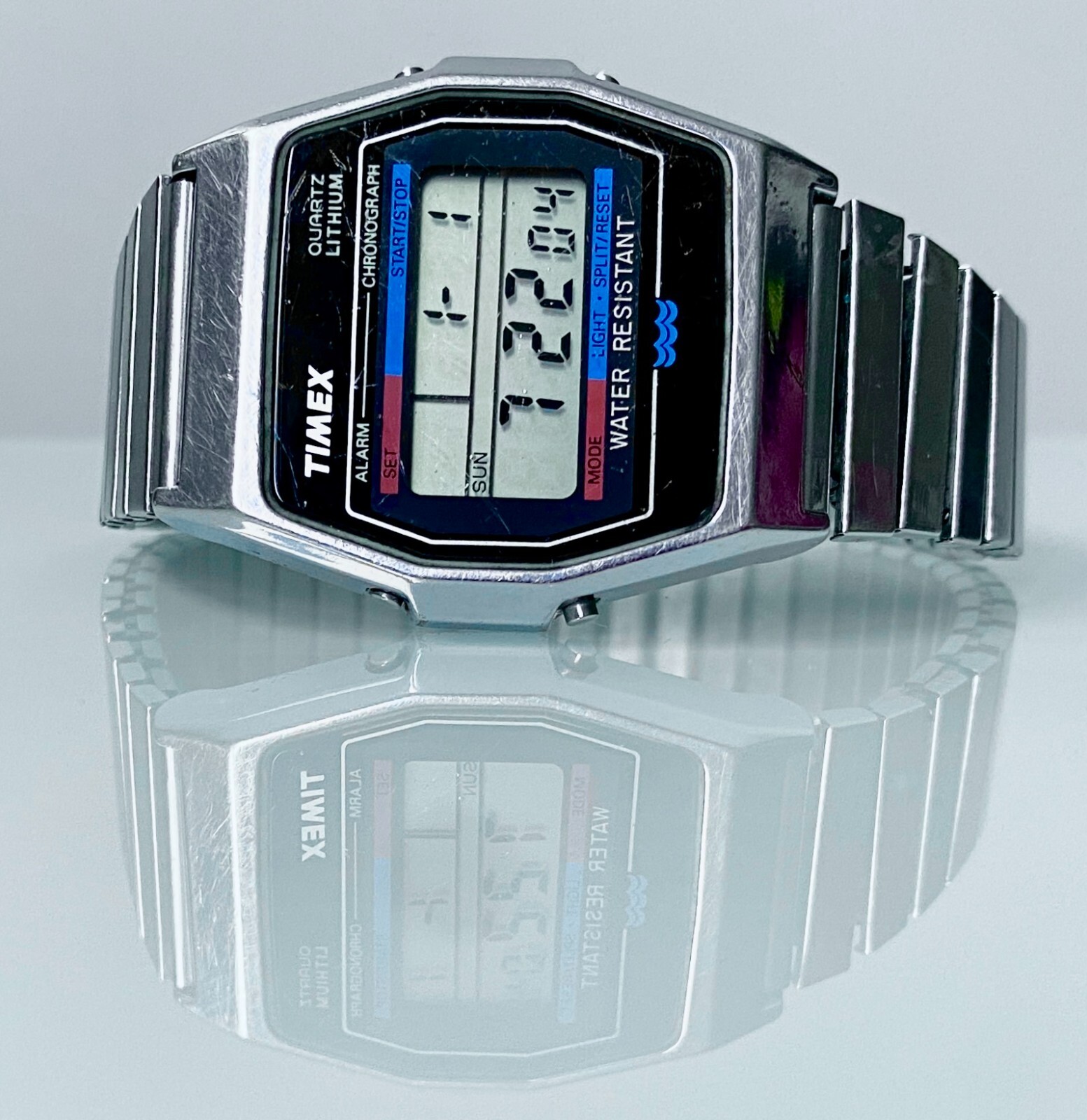 Vintage TIMEX Mens QUARTZ LITHIUM DIGITAL CHRONO ALAR… - Gem