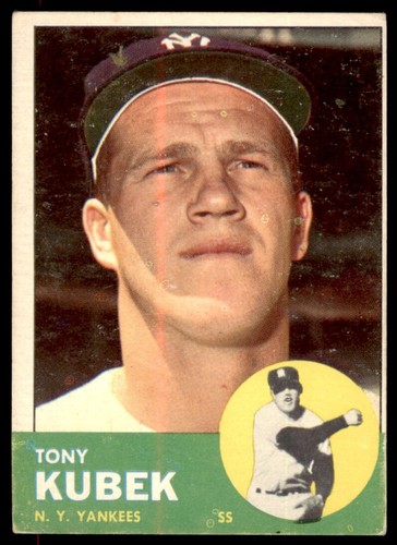 1963 Topps Tony Kubek - Fair New York Yankees #20 | eBay