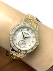 Bulova Womens Watch 98L283 Quartz Crystal Accent Mother of Pearl Dial ...