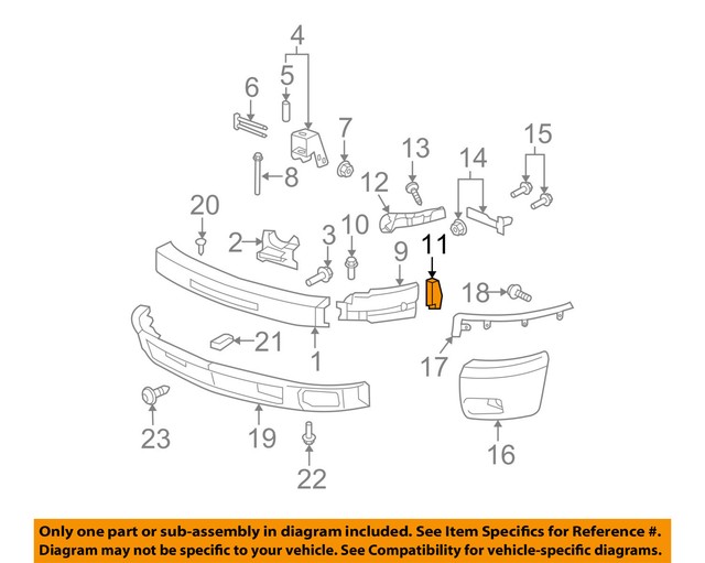 GM OEM Front Bumper-Outer Bracket Left 15838208 | eBay