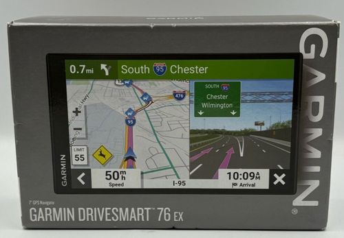 Garmin DriveSmart 76 EX 7-inch Car GPS Navigator with High-Resolution ...