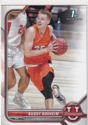 2021-22 Bowman 1st RC Buddy Boeheim First Rookie FR1045 | eBay