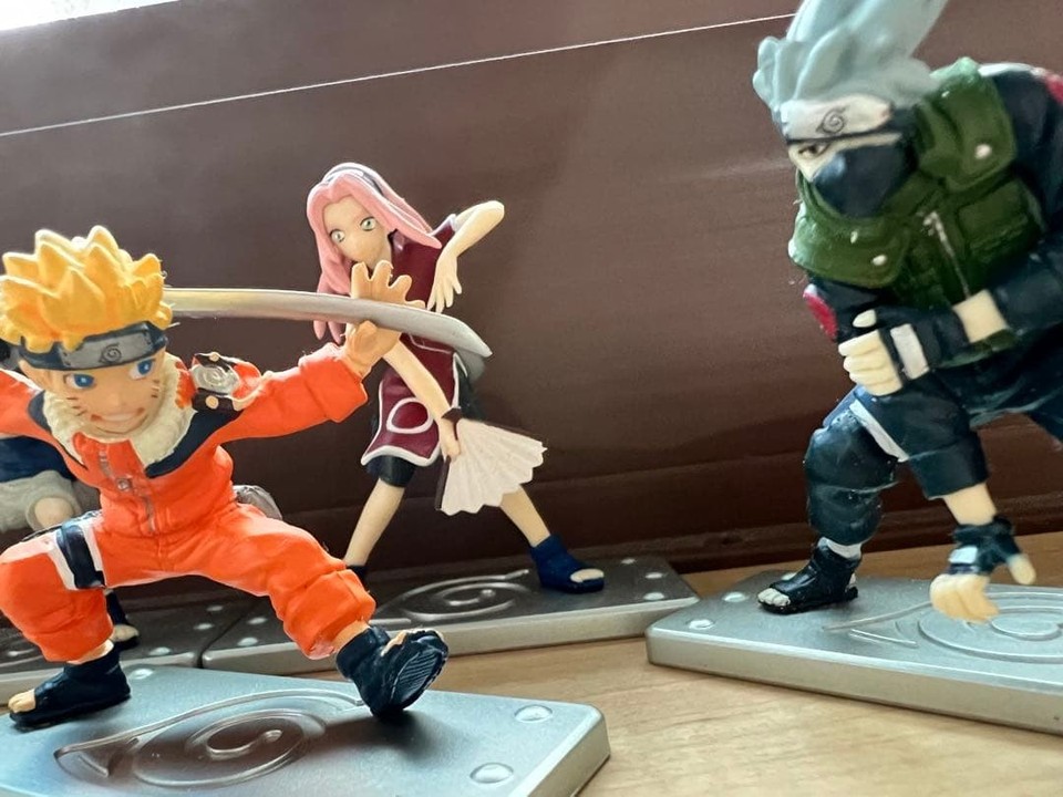 NARUTO Mini Figures Set Naruto Sasuke Sakura Kakashi Rock Lee ...