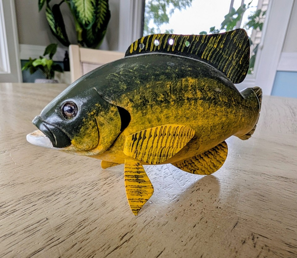 Carl Christiansen Sunfish Spearing Decoy Newberry, MI | eBay