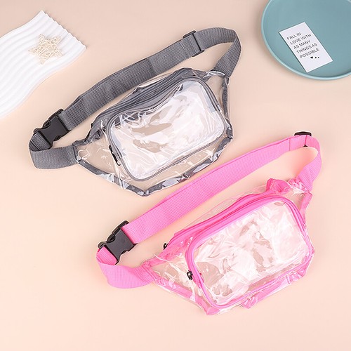 Sports Waist Pack Pvc Transparent Waterproof Running Bag Travel Outdoor ...