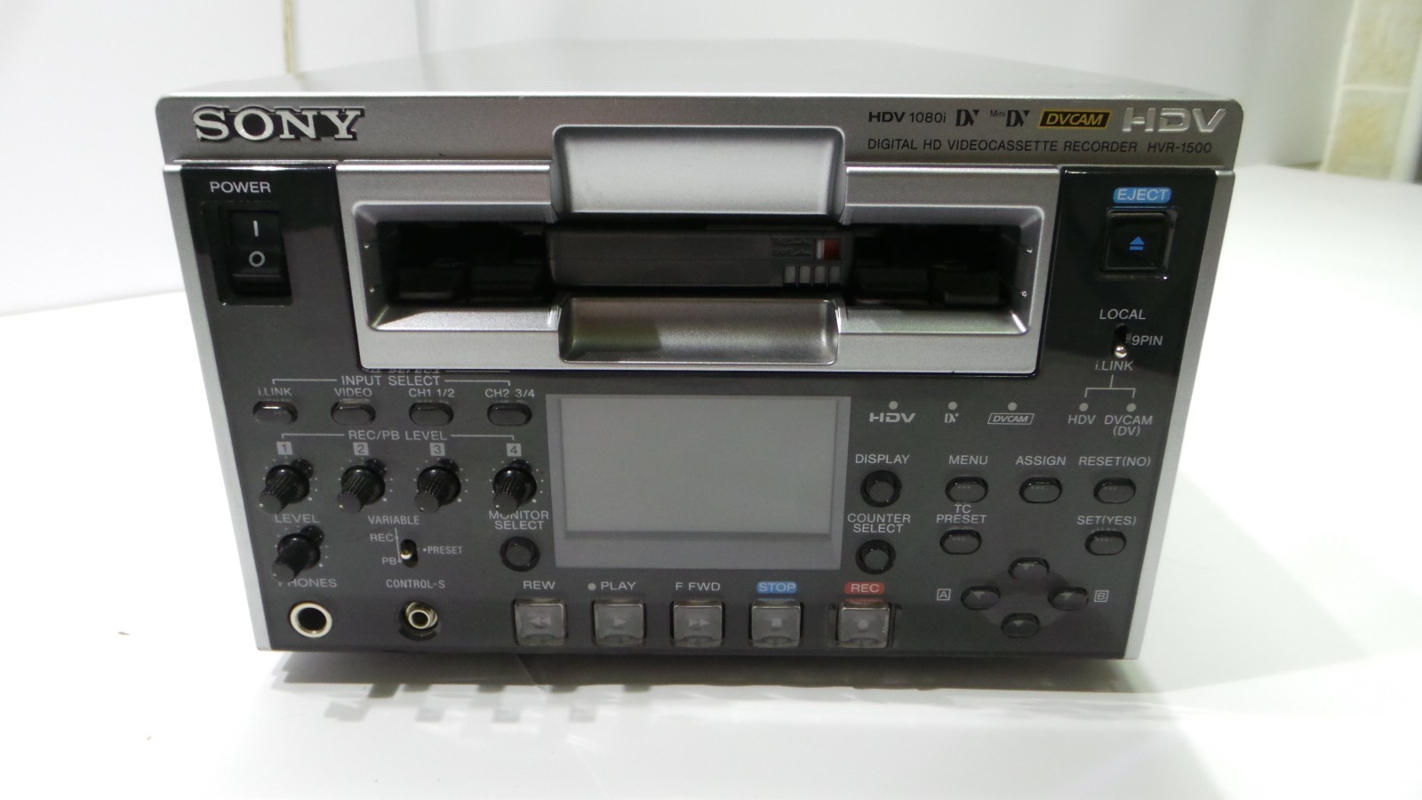 Sony HVR-1500 HDV/DVCAM 1080i, DIGITAL HD VIDEO CASSETTE RECORDER | eBay