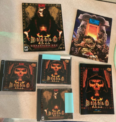 Diablo II (PC, 2000) Blizzard Entertainment and Expansion disc | eBay