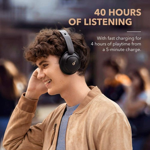 Soundcore Life Tune Wireless Over Ear Headphones ANC Hi-Res Headset Hi ...