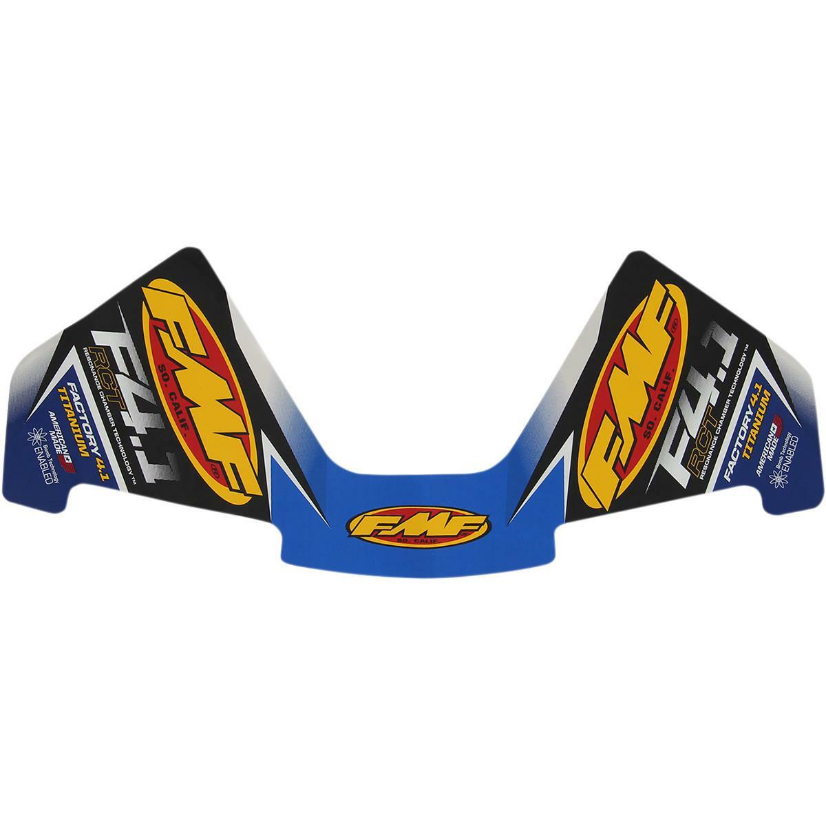 FMF Racing - 014819 - Replacement Factory 4.1 Titanium RCT Wrap Decal ...