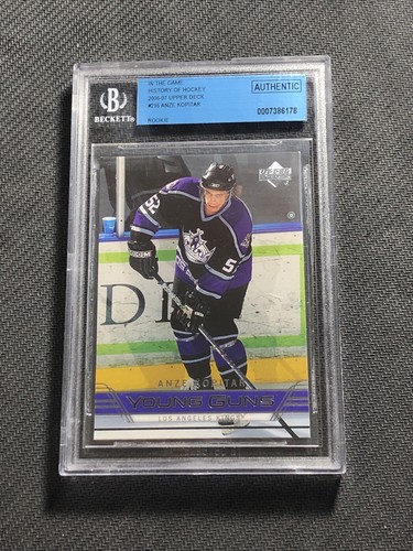 2006-07 UPPER DECK ANZE KOPITAR ROOKIE YOUNG GUNS ITG BUYBACK #216 BGS ...