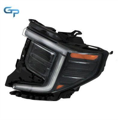 Left For 2022-2024 GMC Sierra 1500 Elevation/Pro/SLE Full LED Headlight ...