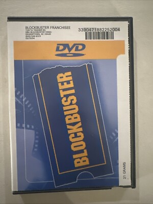 Blockbuster DVD Case With 21 Grams DVD | eBay