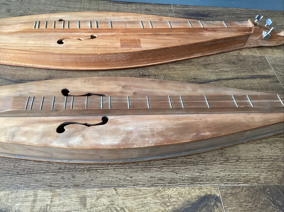 2 Vintage Mountain Appalachian Mountain Dulcimer Music Instruments ...