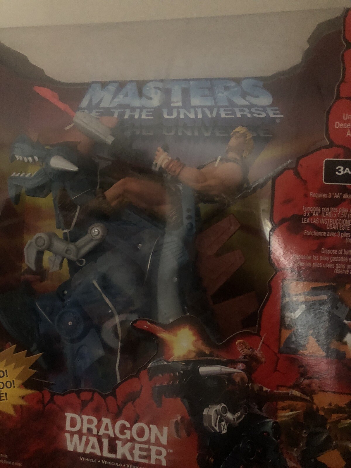 Masters Of The Universe 200x Dragon Walker Motorized He-Man Mattel 2003 ...