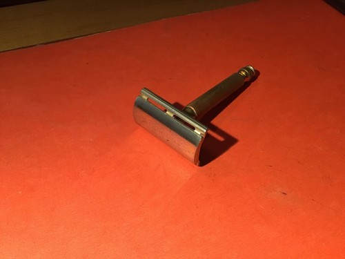 Gillette Contract Tech Gold - Vintage Safety Razor 1940’s | eBay