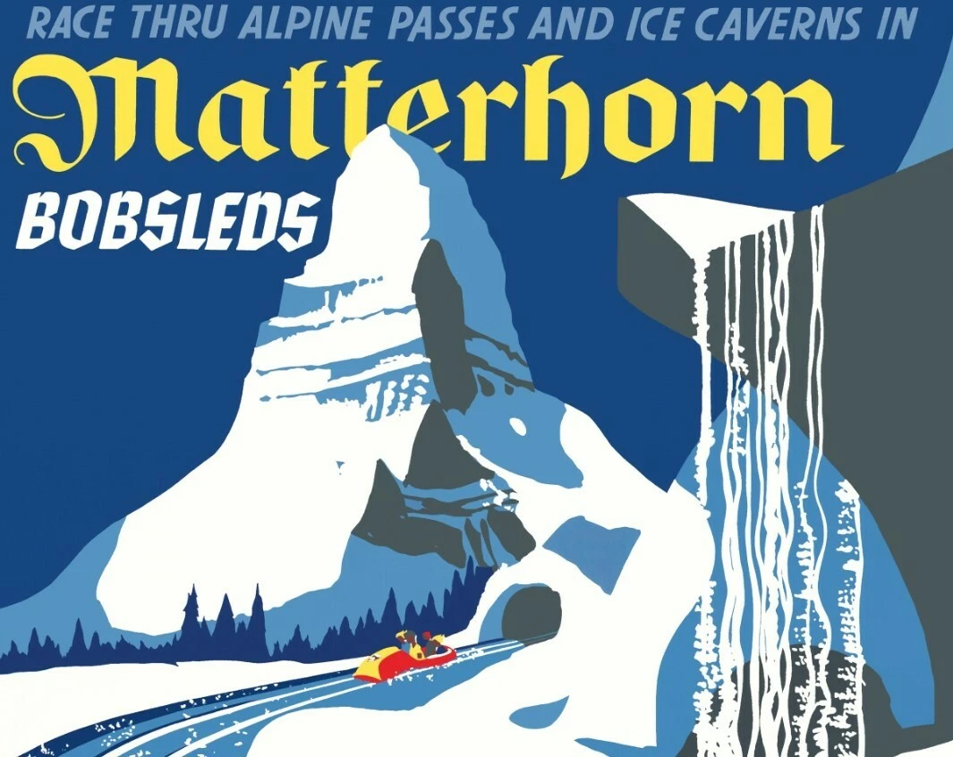 Matterhorn Bobsleds Poster