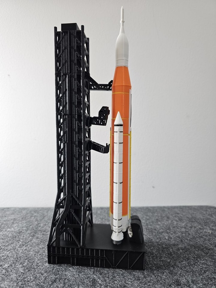 1:400 Scale NASA Artemis SLS Orion Launch Tower Set Rocket Model | eBay