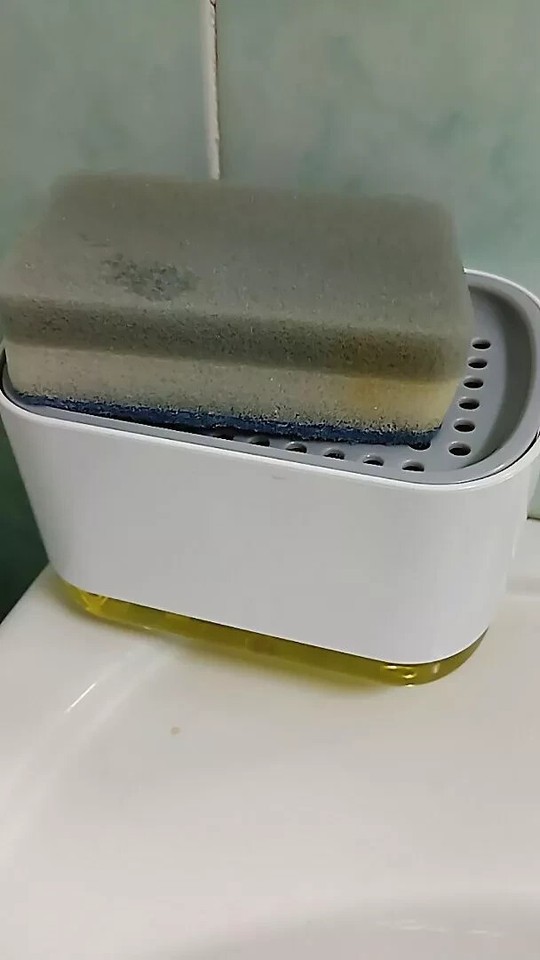 Kitchen Dish Soap Dispenser Holder Press Detergent Pump for Wash Gre ...