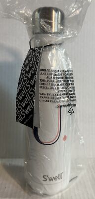 White Swell 17-oz Vacuum Insulated Stainless Steel Water Bottle Upneeq ...