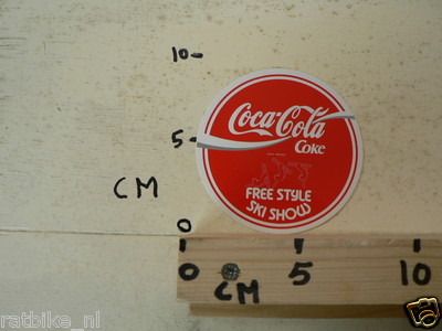 STICKER,DECAL SKI COCA-COLA COKE FREE-STYLE SKI SHOW | eBay