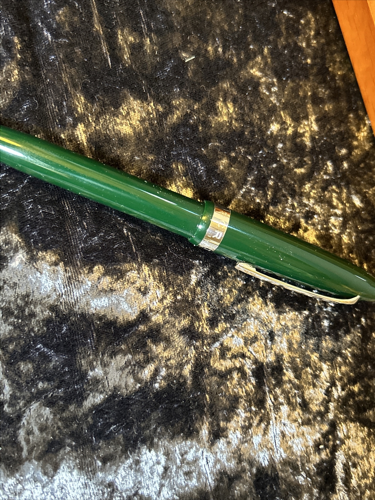 Vintage Scriptura Italy Stainless Steel Green Ballpoint Pen Boxed | eBay UK