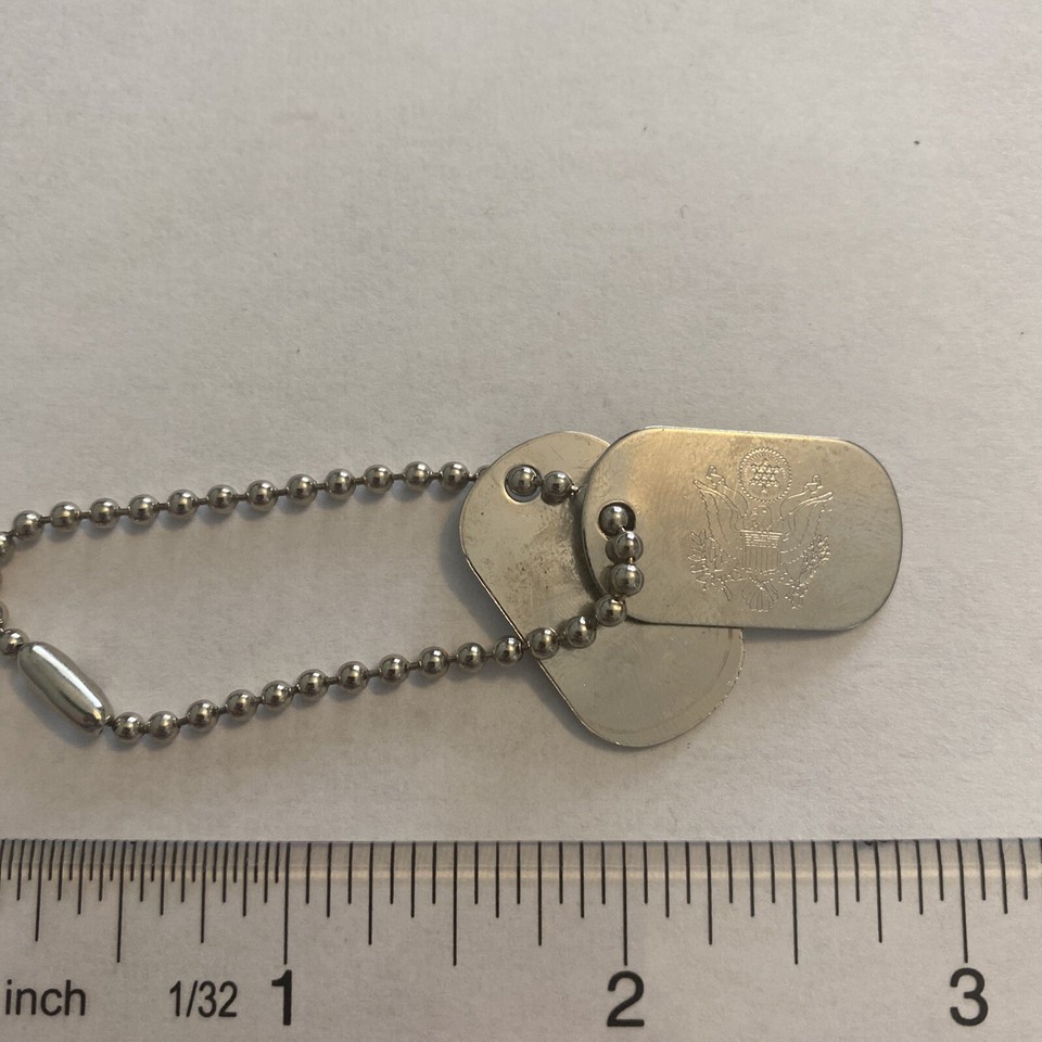 GI JOE DOG TAGS FOR 12" ACTION FIGURE 1/6 SCALE 1:6 21st Century JS1110 ...