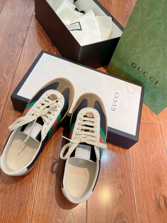 Gucci G74 Web Casual Sneakers Men's Black 521681 0PV20 2361 | eBay