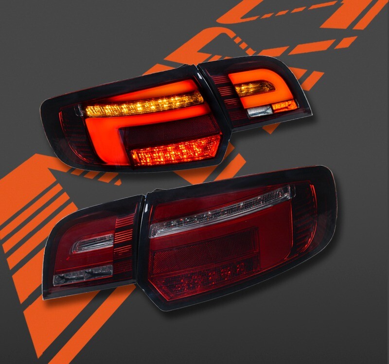 Red Full LED 3D Sequential Indicator Tail Lights for AUDI A3 S3 8P ...