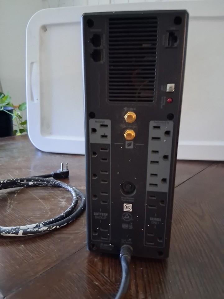 APC Back-UPS XS 1500 BX1500G NO Batteries 1500VA 865W w/ Connectors ...