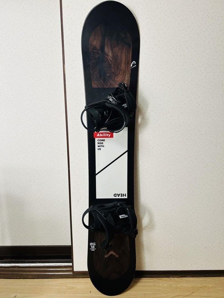 HEAD snowboard ability 158 binding set board cover #636211 | eBay Australia