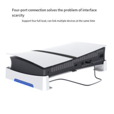 Portable For PS5 Slim Horizontal Stand Offering Enhanced Airflow and ...
