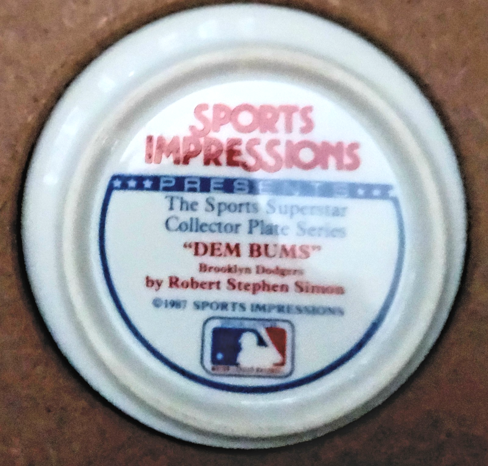 Sports Impressions 4 Mini Plate Framed Collect; Ruth, Gehrig; Wagner ...