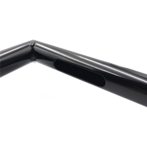 Black Z Bar 8 Inch Rise Handlebars For Harley Softail Sportster Bobber ...