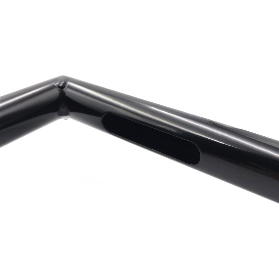 Black Z Bar 8 Inch Rise Handlebars For Harley Softail Sportster Bobber ...