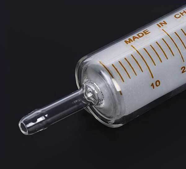 1ml-100ml Luer Lock Tip Glass Chemistry Laboratory Injector Syringes ...