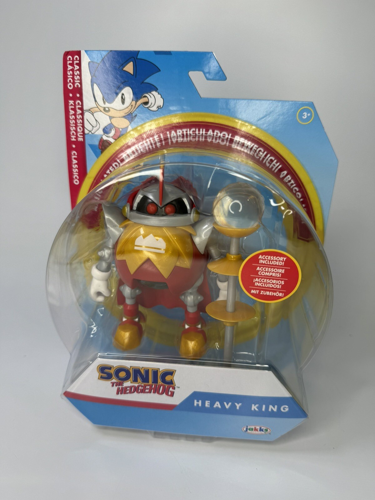 Jakks Pacific Sonic the Hedgehog Heavy King w Scepter 4" Action Figure ...