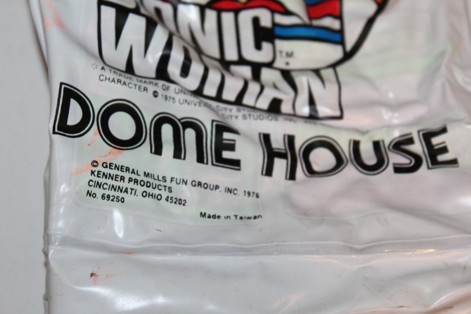 1976 Kenner Bionic Woman Dome House w/ Box Inflatable Six Million ...