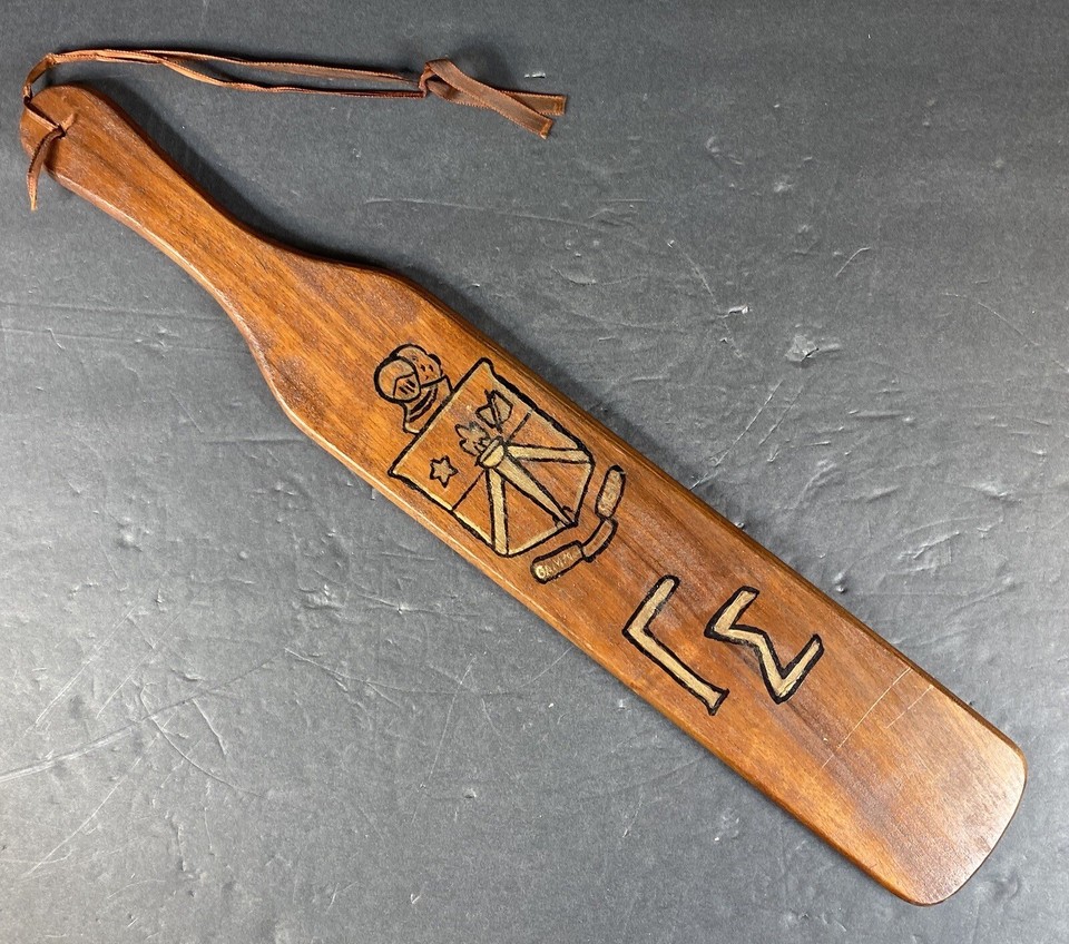 Vintage Fraternal Frat Paddle Hand Made | eBay