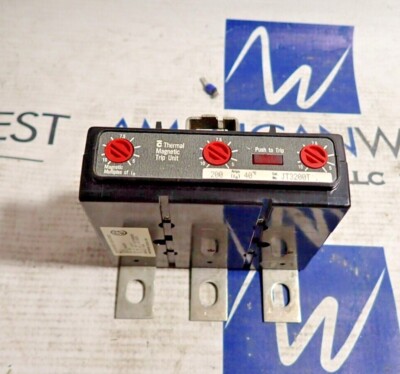 Cutler Hammer JT3200T 200 amp JD HJD Frame Trip 600v 3 pole -TESTED | eBay