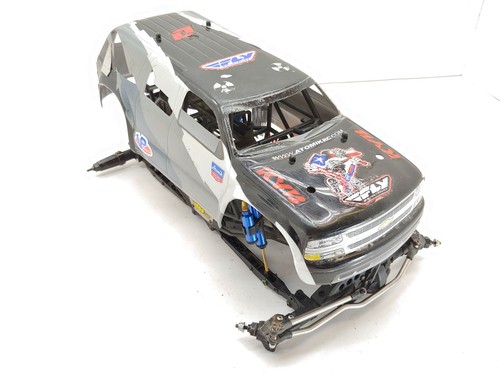 Axial SMT10 1/10 4x4 RC Monster Truck Roller Slider Chassis w/ | eBay