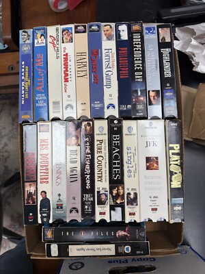 Lot 35 VHS Tapes Movies Action Adventure Suspense Drama Thriller Comedy ...