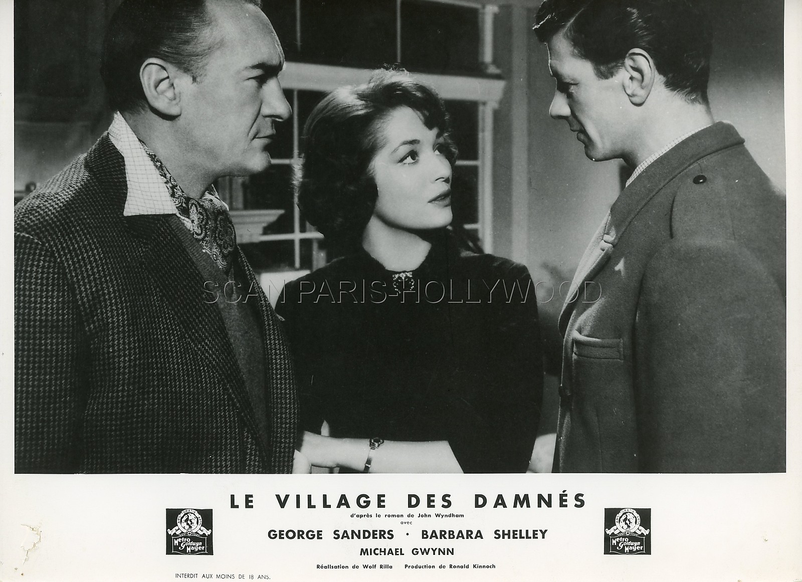 George Sanders Village Of The Damned 1960 Vintage Photo Genuine #6 Sci ...