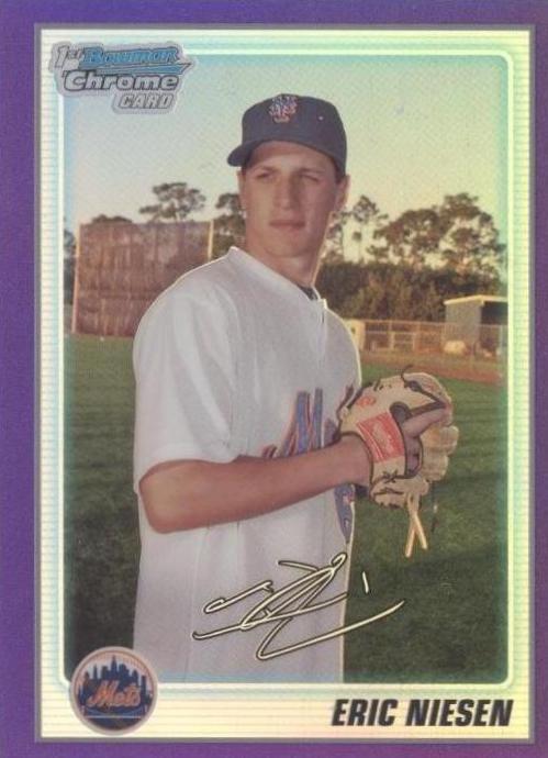 2010 Bowman Chrome - Prospects Eric Niesen #BCP32 Purple Refractor /999 ...