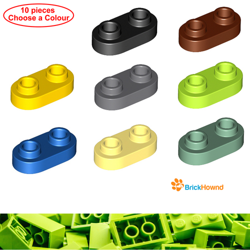 LEGO 35480 Plate, Round 1 x 2 with Open Studs - 10pcs Select a Colour ...