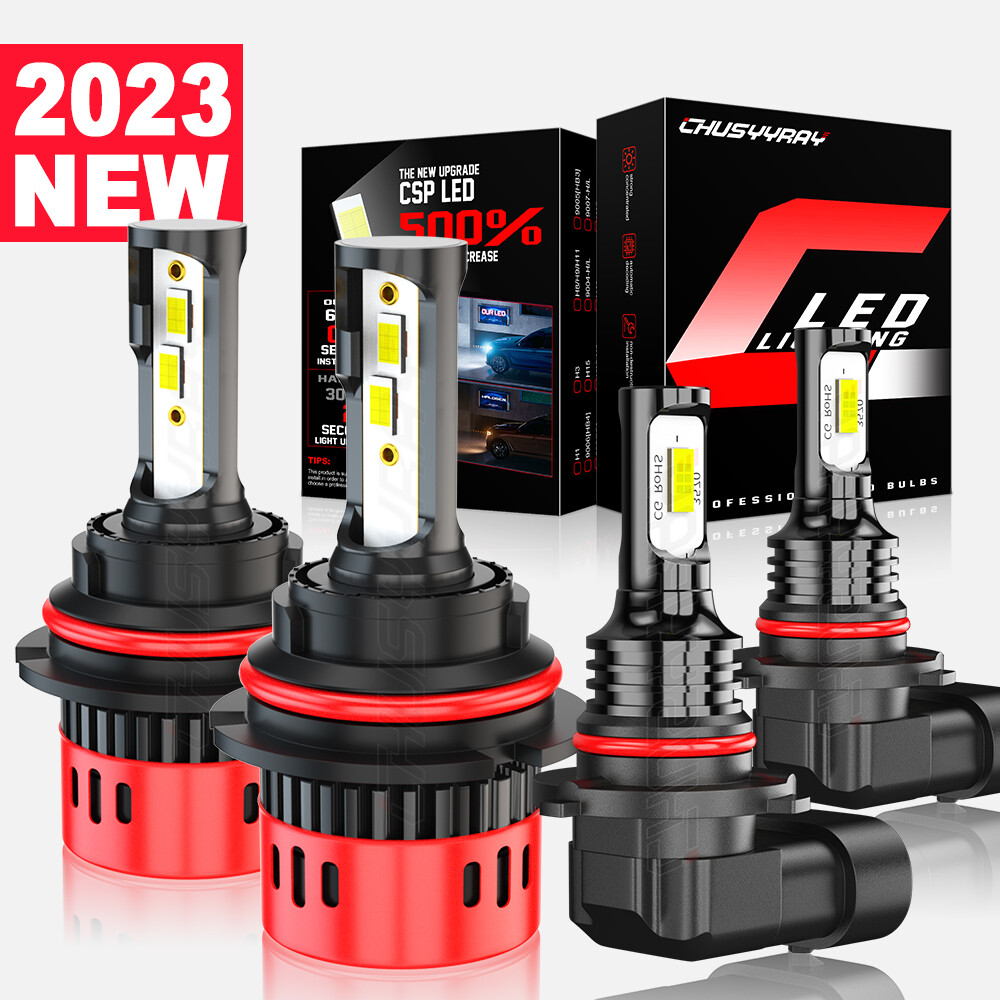 For Scion XB 2004 2005 2006 4X LED Headlight High-Low Beam + Fog Light ...