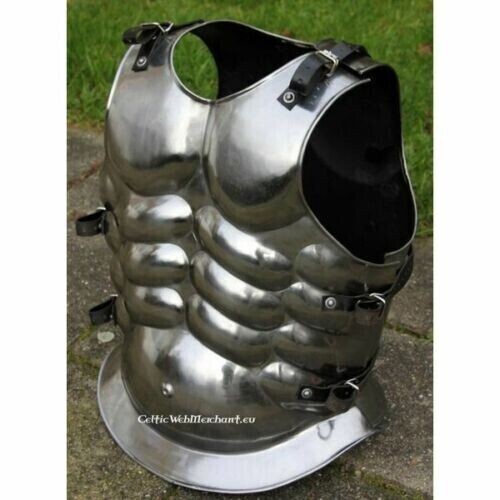 Medieval Larp Greek steel cuirass Battle Knight Armor Breast-Plate ...