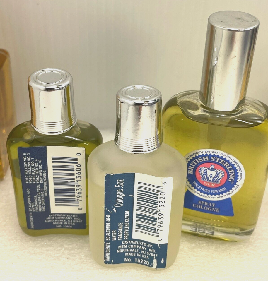 7 PC MEN'S VINTAGE SET - English Leather, British Sterling, Silver ...