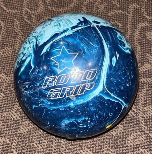 Roto Grip Ultra Sonic Reactive Bowling Ball 2nd Drill No Thumb Drill 15 ...